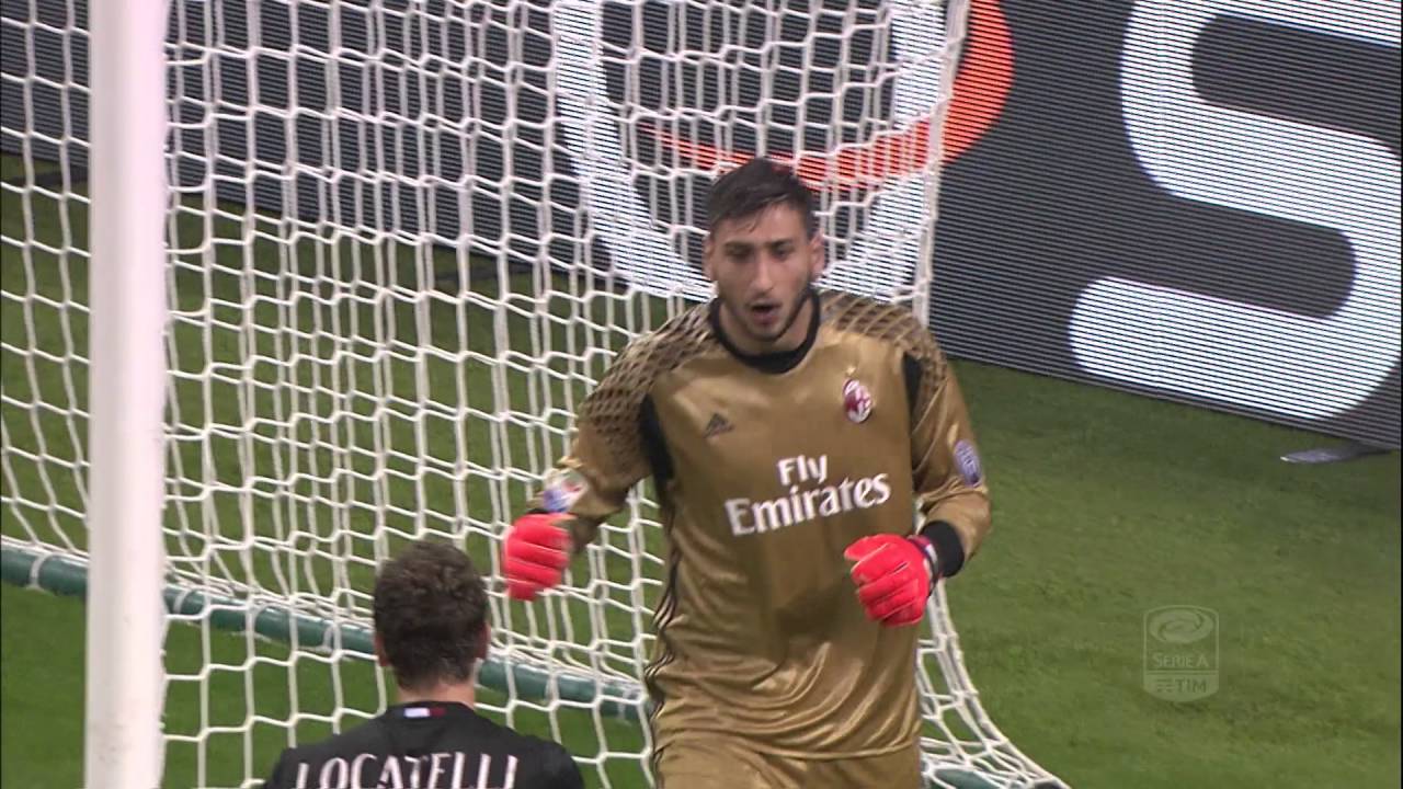Parata di Donnarumma - Giornata 7 - Serie A TIM 2016/17 - YouTube
