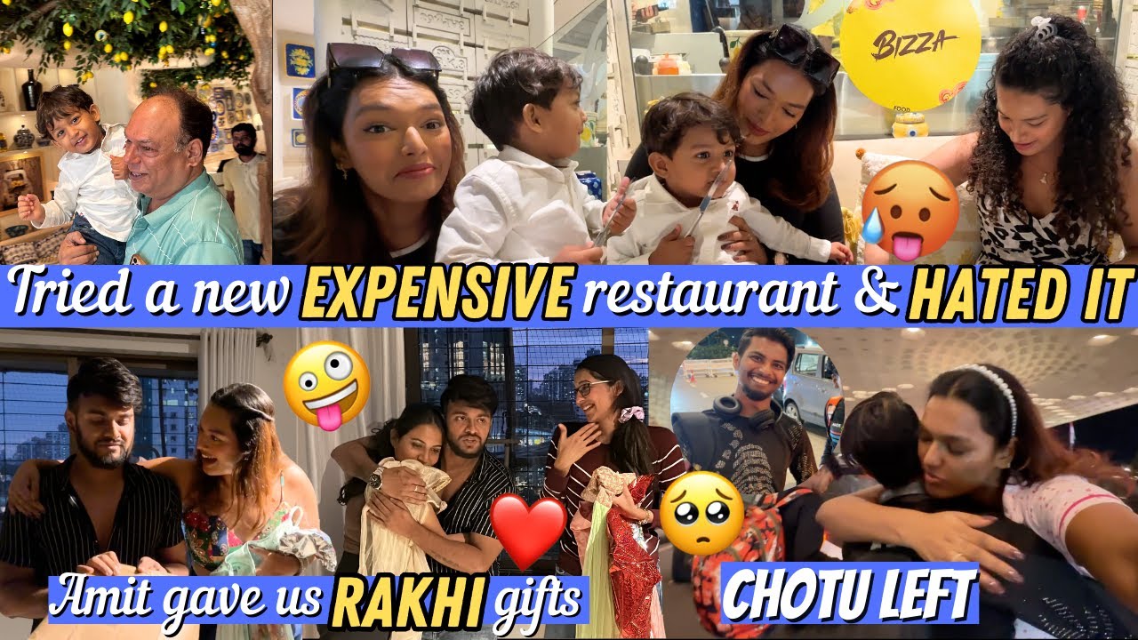 Our Chotu left! We tried new restaurants, New Launch work!! #HustleWSar ...