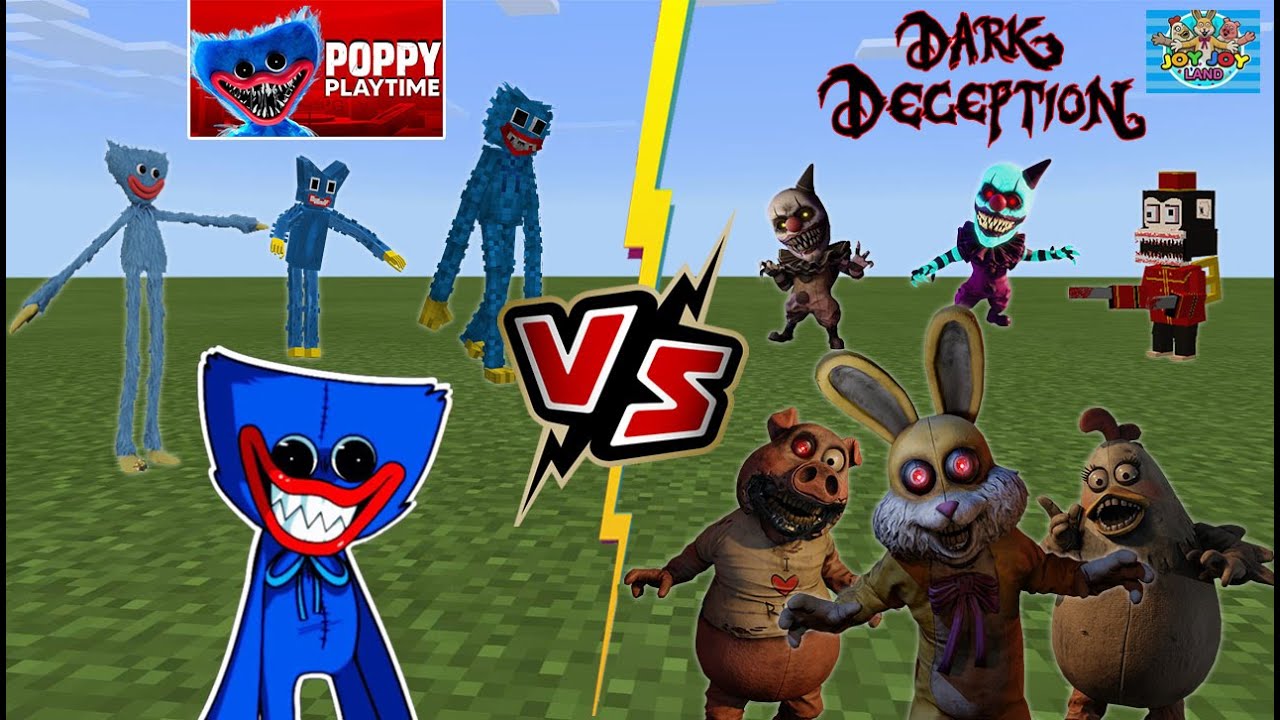 Huggy Wuggy Poppy Play Time VS Joy Joy Gang [Dark Deception 4 ...