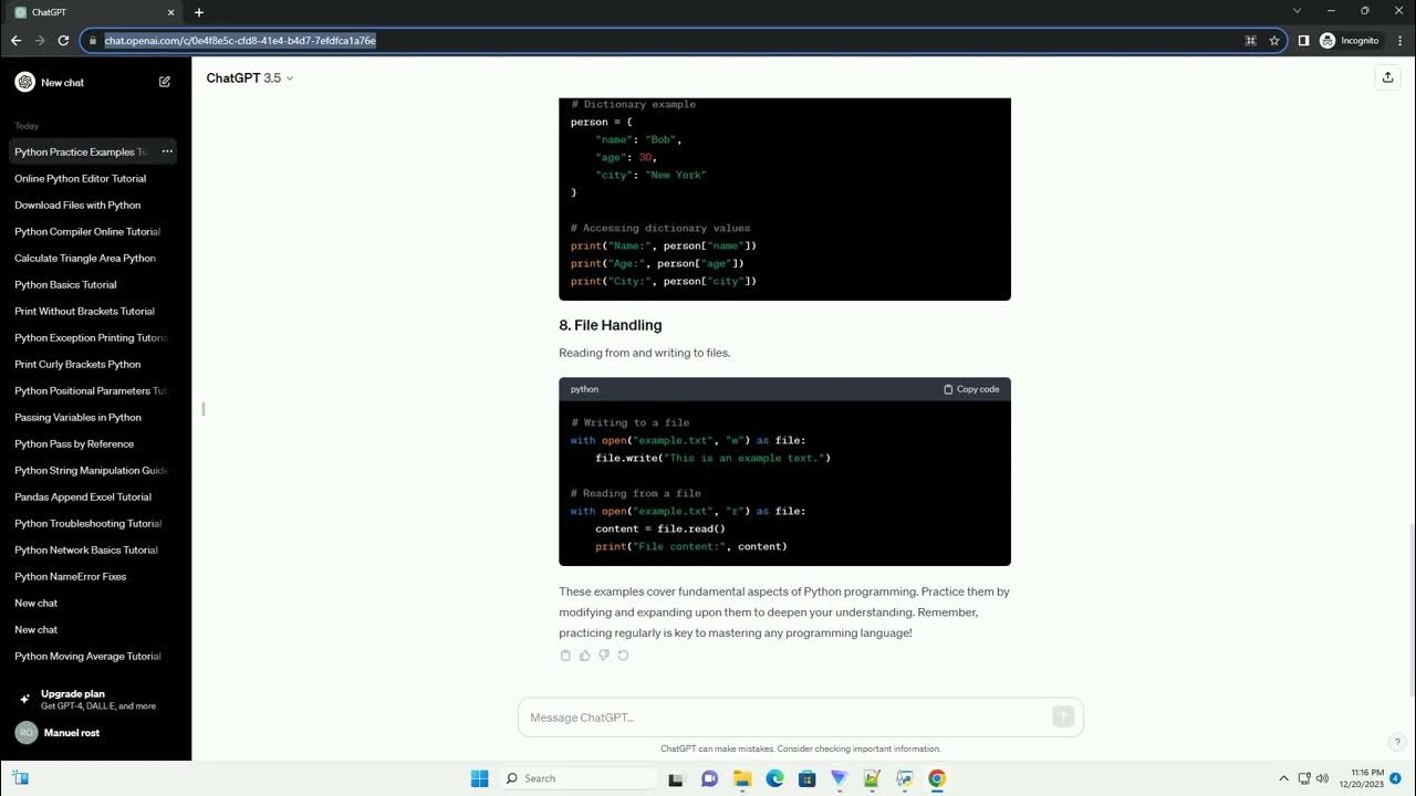 python program examples for practice - YouTube