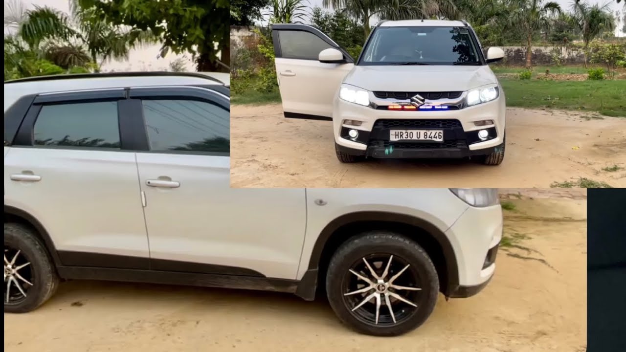 2019 Breeza modified | Loud Audio setup in Brezza |16" alloys for ...