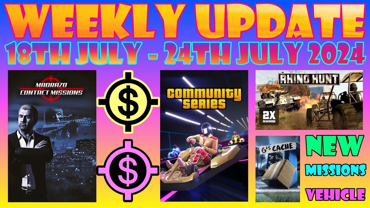 Everything Weekly Update: 18th July - 24th July 2024 | GTA Online 5 ...