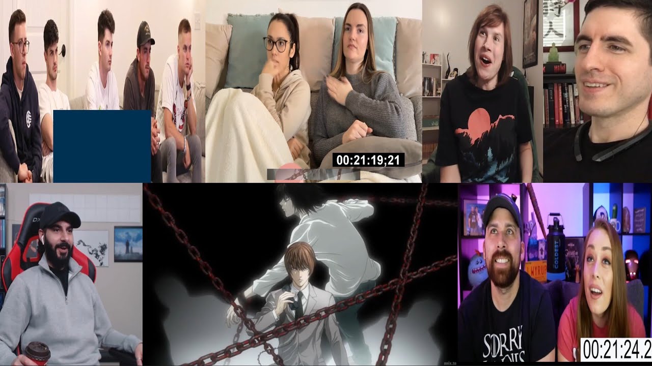 DEATH NOTE EPISODE 26-27 REACTION MASHUP!! - YouTube