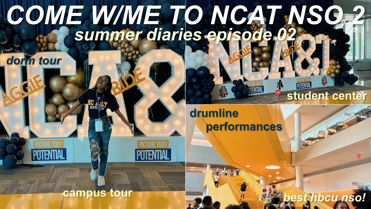 COME WITH ME TO NSO 2 NCAT! summer diaries ep 02 - YouTube