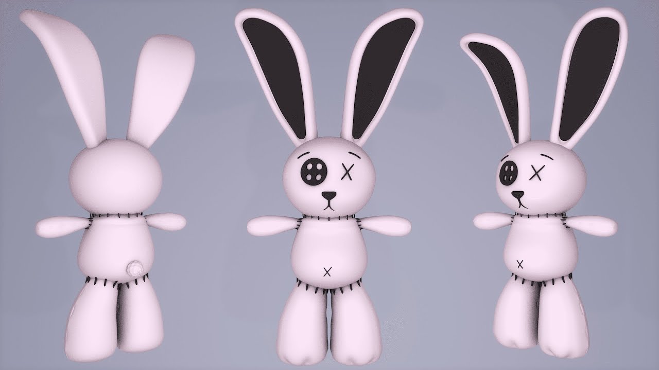 " Making In 3D | Plush Rabbit | On Blender " - YouTube