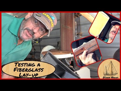 Fiberglass Layup Test - YouTube
