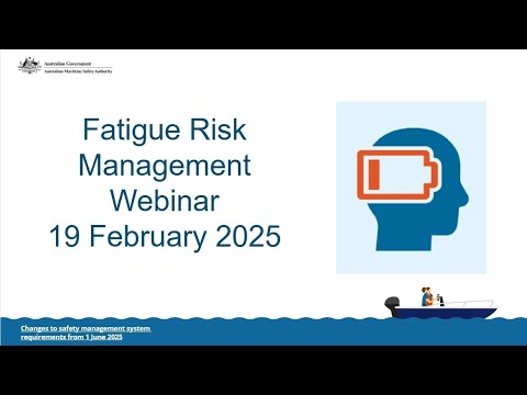 AMSA webinar – fatigue risk management - YouTube