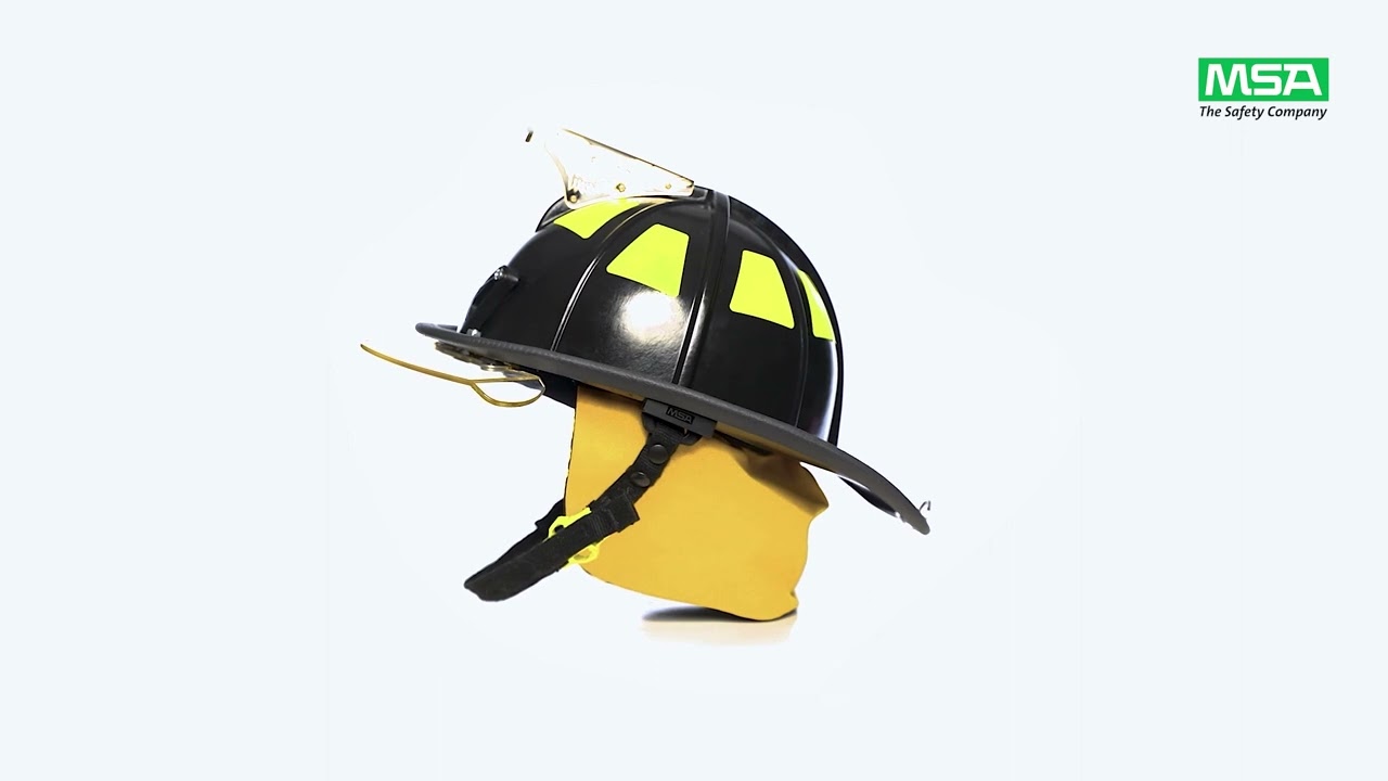 MSA Casco de Bombero Cairns Modelo 1044 | Video 360° - YouTube