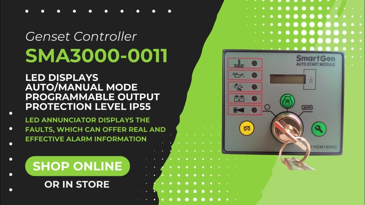 Genset Controller SMA3000 0011 - YouTube