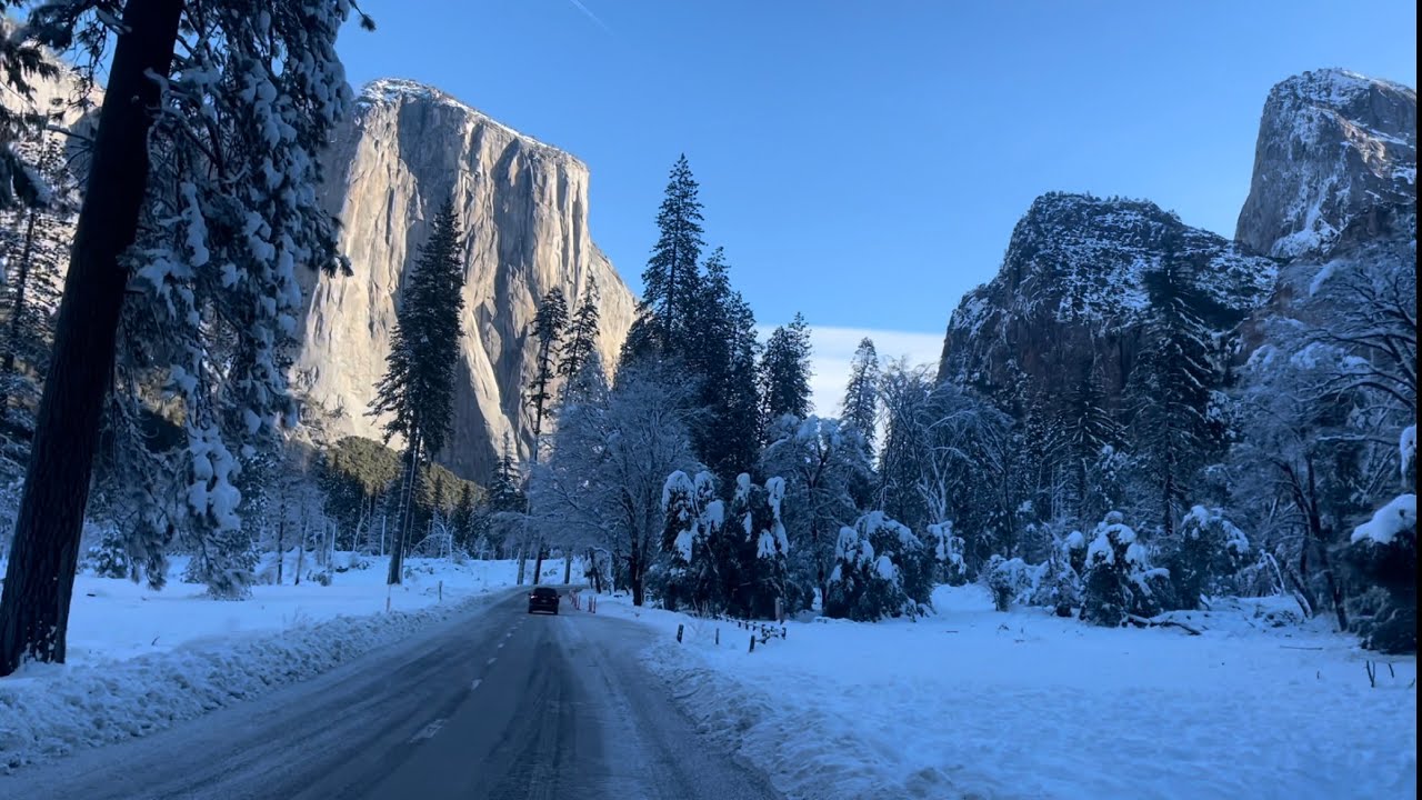Yosemite national Park in the winter! - YouTube