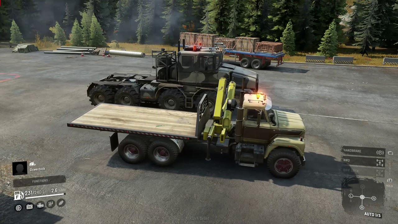 SnowRunner Big Truck Big Trailer Problems - YouTube