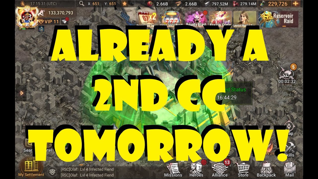 Already a 2nd CC Tomorrow! - YouTube