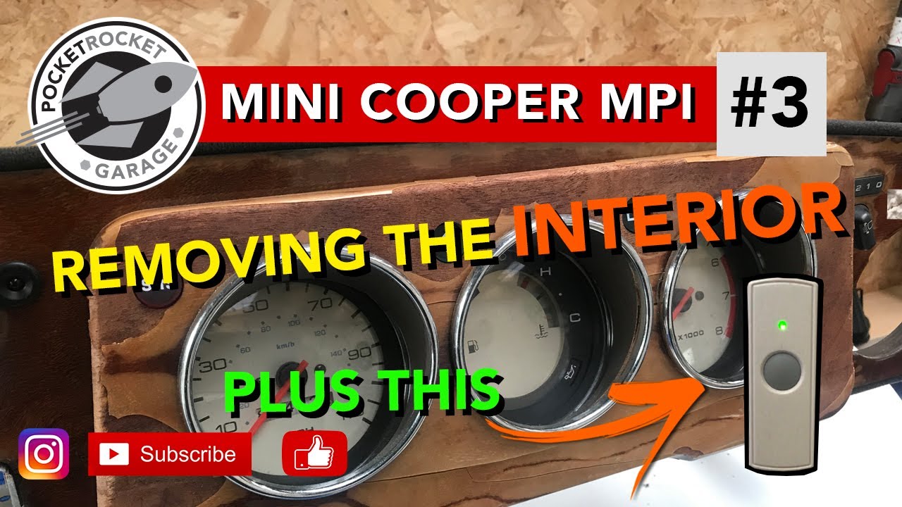 Classic Mini Cooper Sportspack | Removing the Interior & Heater I New ...