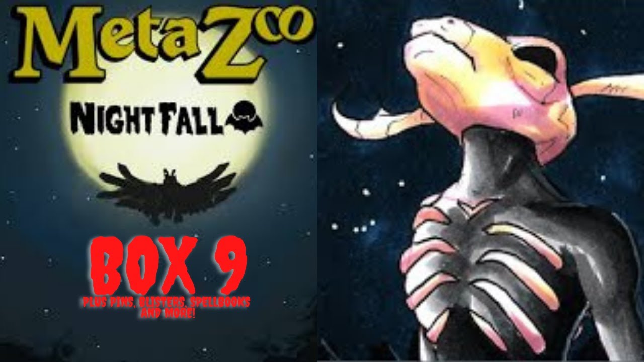 Metazoo Nightfall Booster Box Opening - Box 9 (plus bonus Spellbook ...