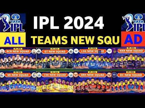 IPL 2024 - All Team Squad |IPL Teams 2024 Players List| IPL 2024|RCB ...