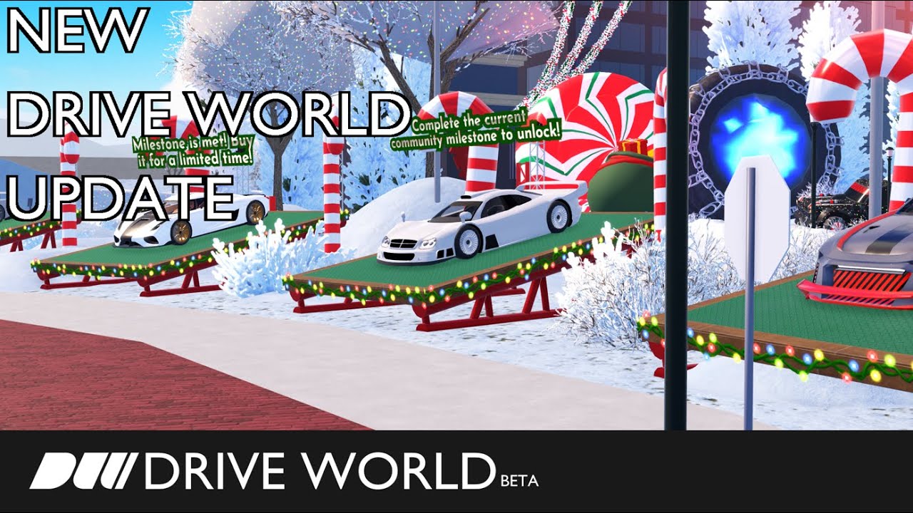 NEW Drive World WINTER RALLY PT3 UPDATE! | CLK GTR + Parts | Roblox ...