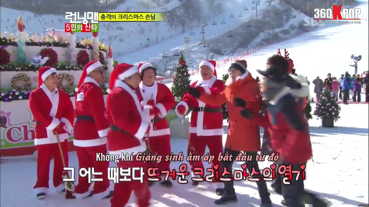 Clip hài hước tem running man vs tem noel ẩu đả - YouTube