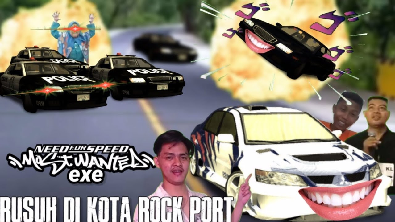 NFS Most Wanted .exe | kerusuhan di kota rock port| - YouTube
