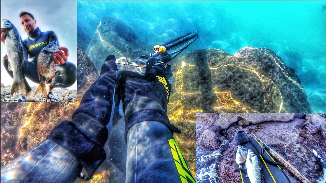 * Επιφανειακό Ψαροντούφεκο - 2 Όμορφα Ψάρια * - * Surface Spearfishing ...