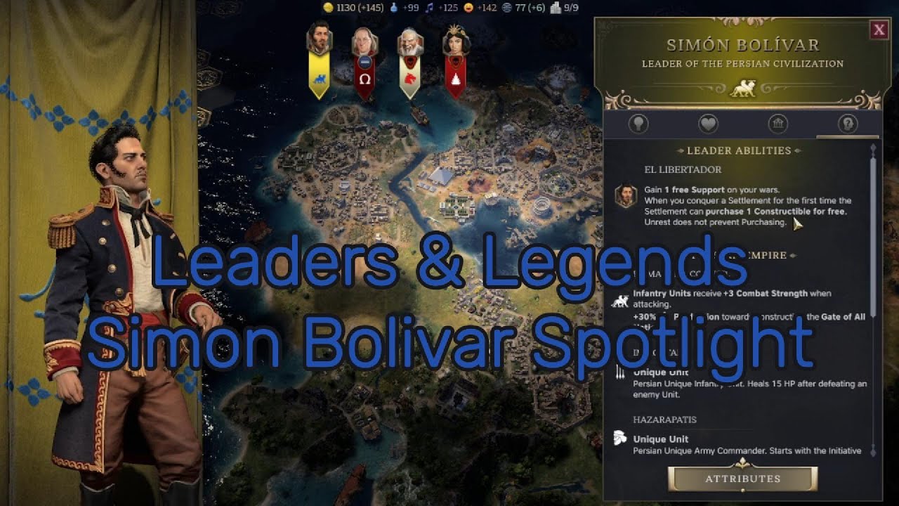 Civ 7 Leaders and Legends Ep 125 (Simon Bolivar) - YouTube