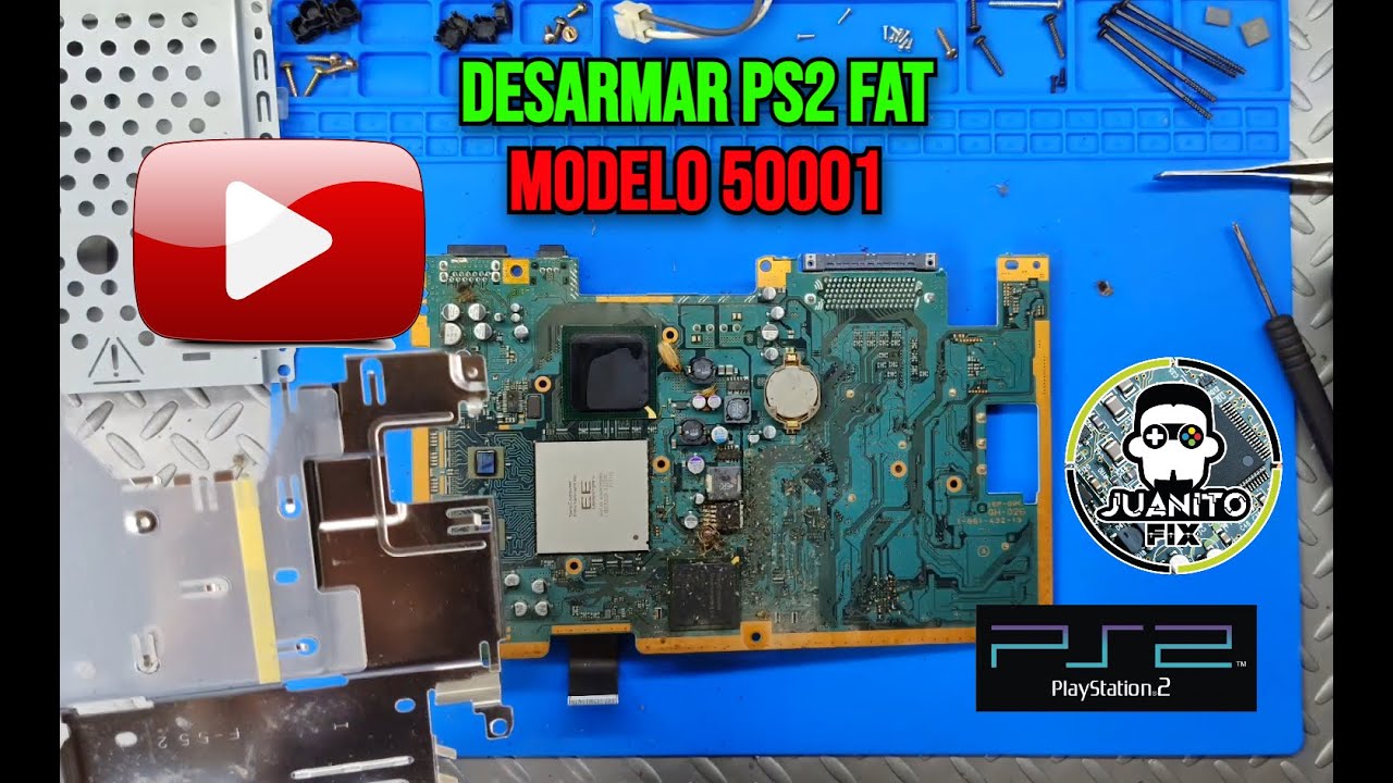 Desarmar PS2 Fat Modelo 50001 /Disassemble PS2 Fat Model 50001 - YouTube