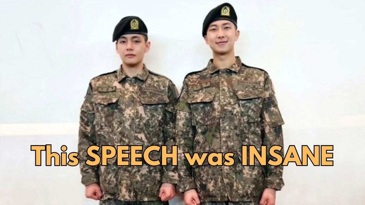 BTS RM's Graduation Speech BREAKS the Internet - YouTube