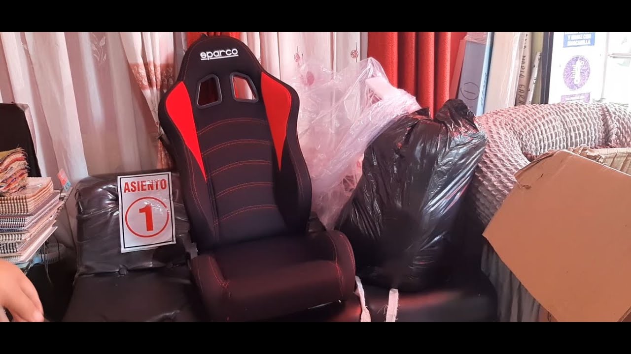Umboxing de butacas deportivas Sparco para la chevrolet n300 - YouTube