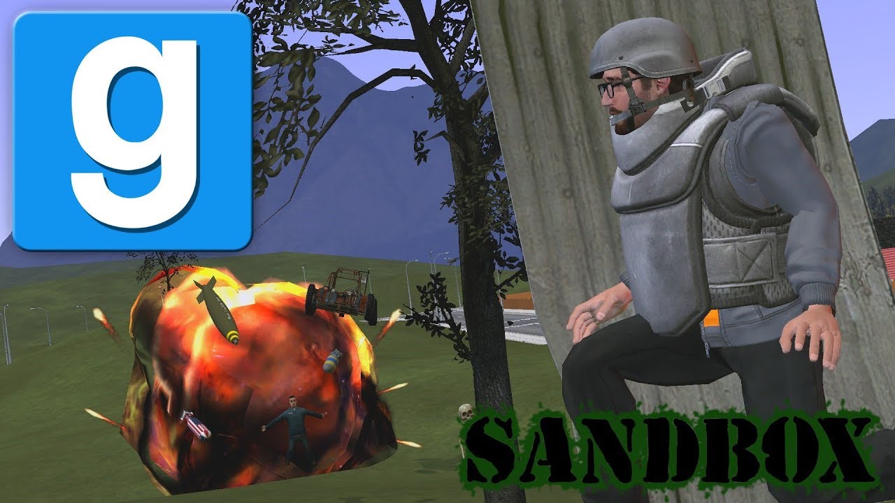 Gmod Sandbox Funny Moments - Brutal Mod, Stupid Elevator, Base Attack ...
