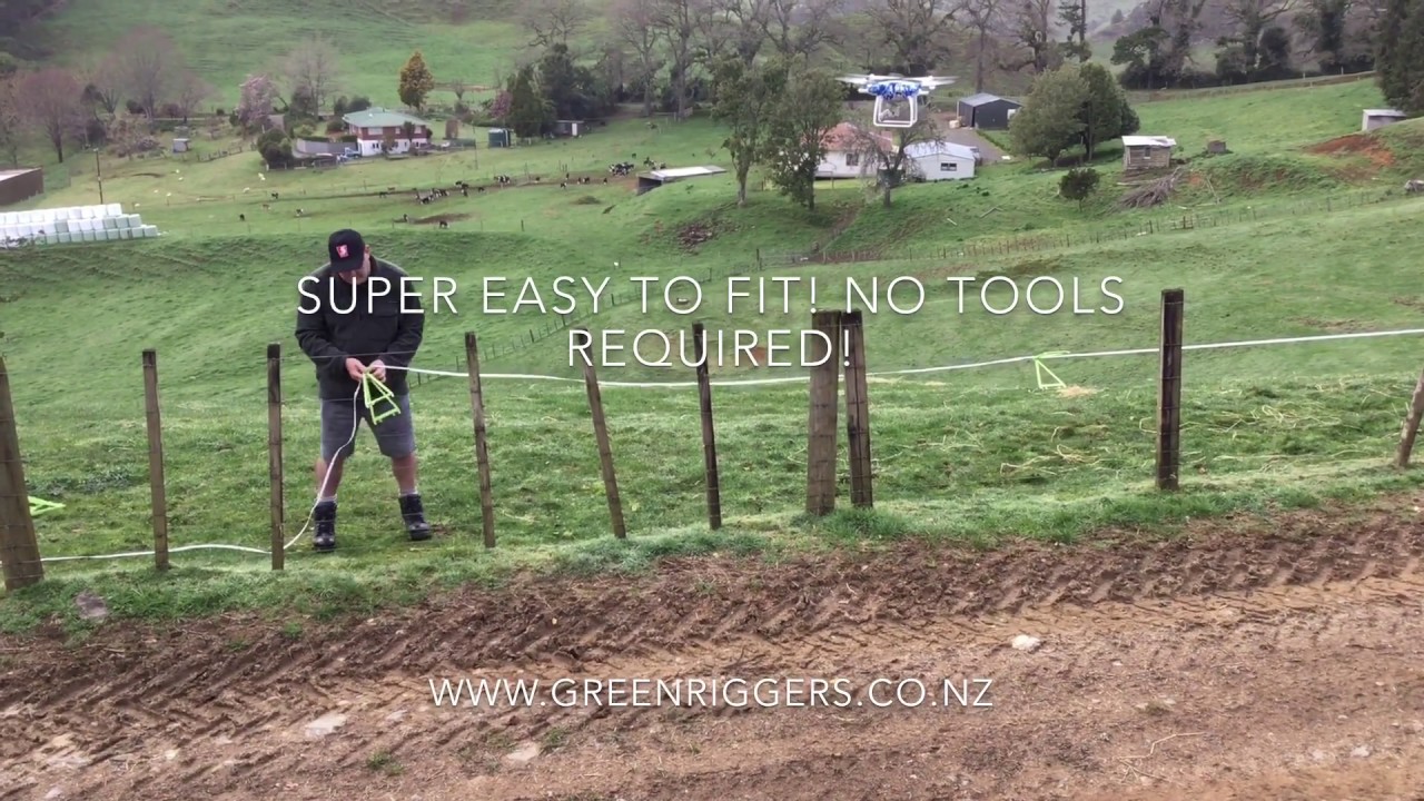 Electric Fence Outriggers ( GreenRiggers.co.nz ) - YouTube
