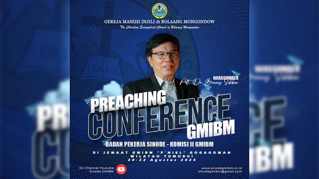 LIVE IBADAH PEMBUKAAN : SEMINAR PREACHING CONFERENCE GMIBM 2024 - YouTube