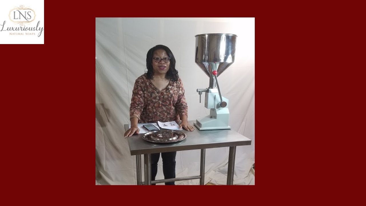 Lotion Filler For Large Batch Production - YouTube