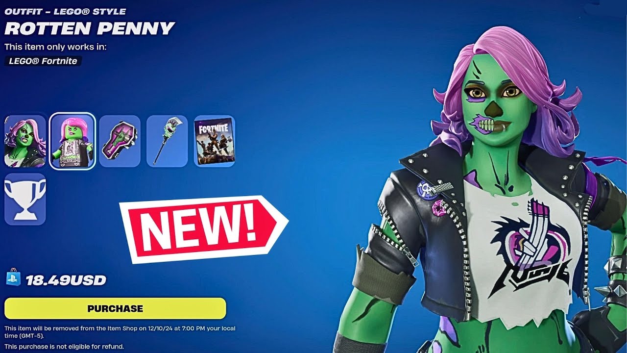 Fortnite Shop *NEW* STW Ghoul Punk Starter Pack & Busy Emote! 🦇 October ...
