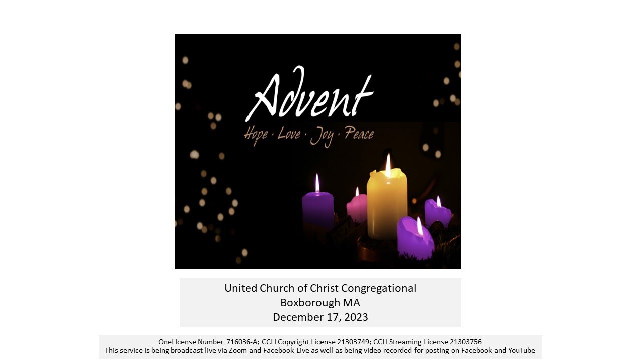 UCCB Sunday 12-17-2023 - YouTube