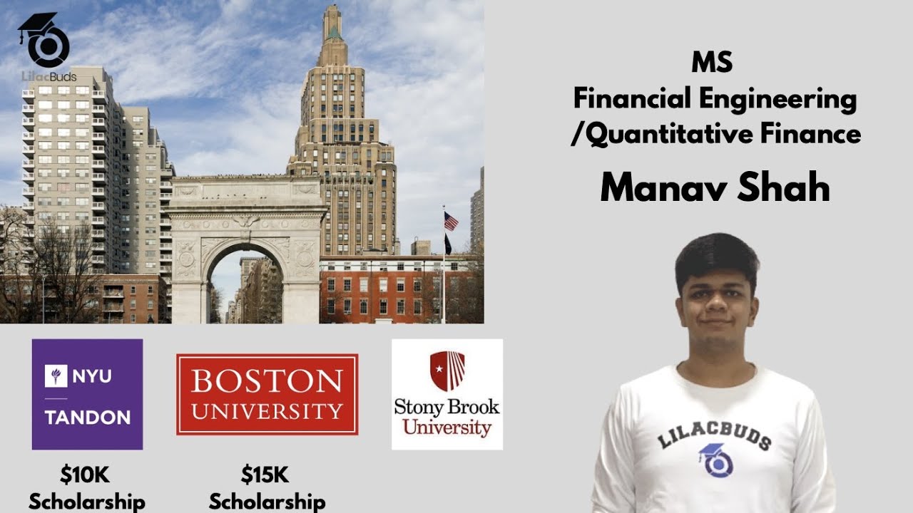 Manav gets into NYU for MS Financial Engineering! - YouTube