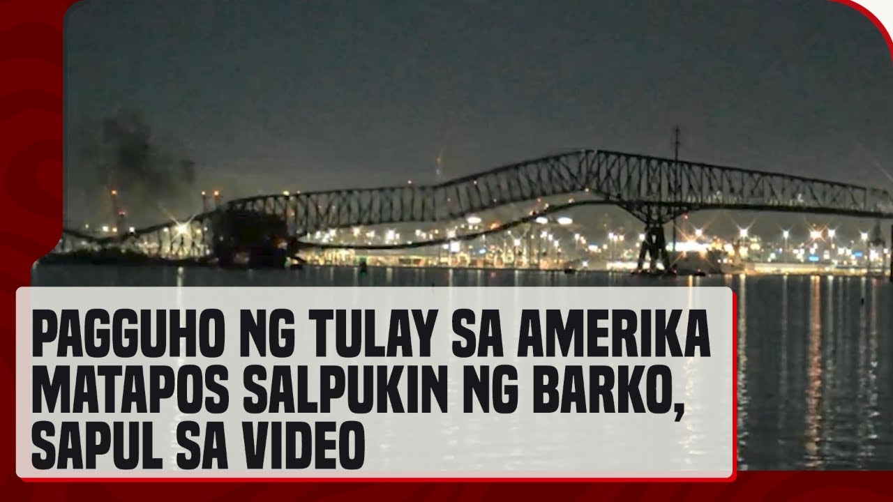 Livestream footage captures bridge in Baltimore collapses after ship ...