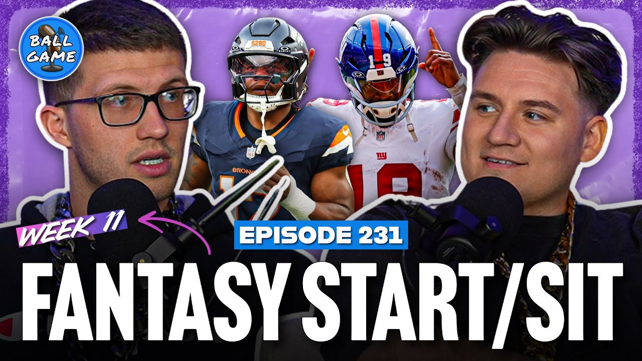 Fantasy Football START/SIT Picks for WEEK 11 + NFL Week 11 Pick ‘Em ...