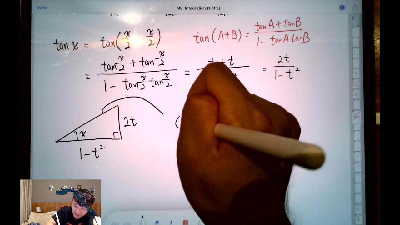 [M2 Intensive] Integration - t Substitution Introduction - YouTube