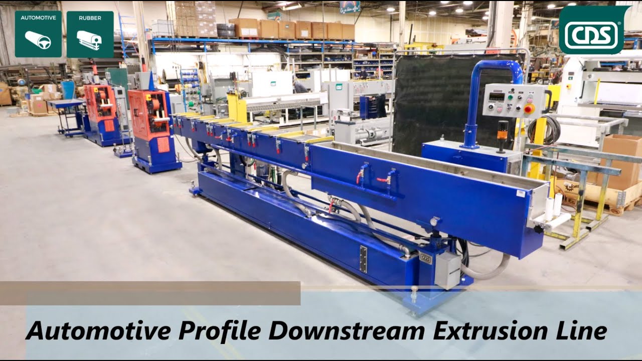 CDS – Automotive Profile Downstream Extrusion Line - YouTube