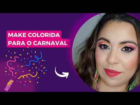 Tutorial de maquiagem colorida. - YouTube