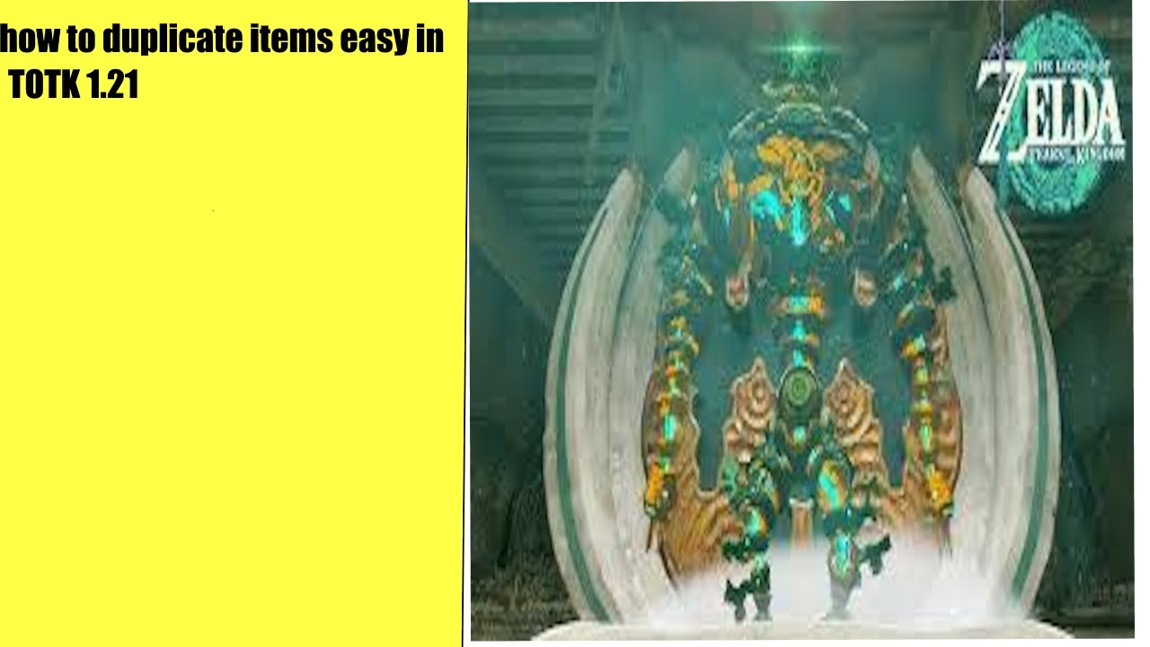 How to duplicate your items in totk easy - YouTube