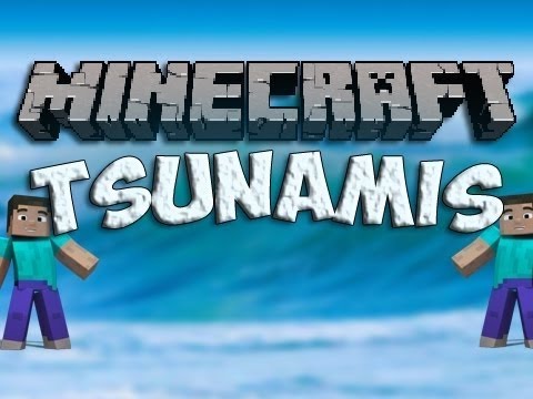 Tsunami in Vanilla Minecraft only 2 commands - YouTube