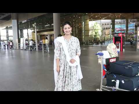 NIHARIKA RAIZADA RETURNS MUMBAI SPOTTED AT AIRPORT