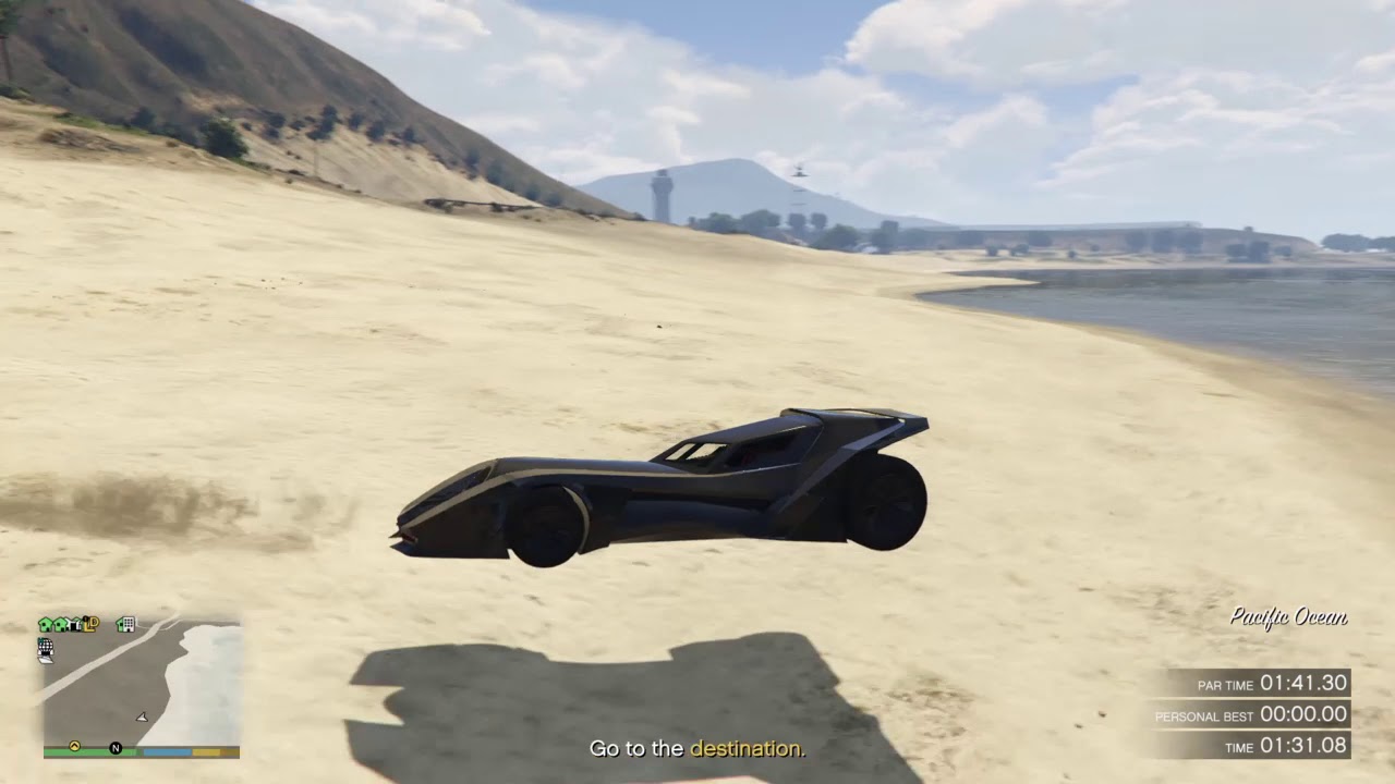 Grand Theft Auto V - Amphibious Batmobile - YouTube