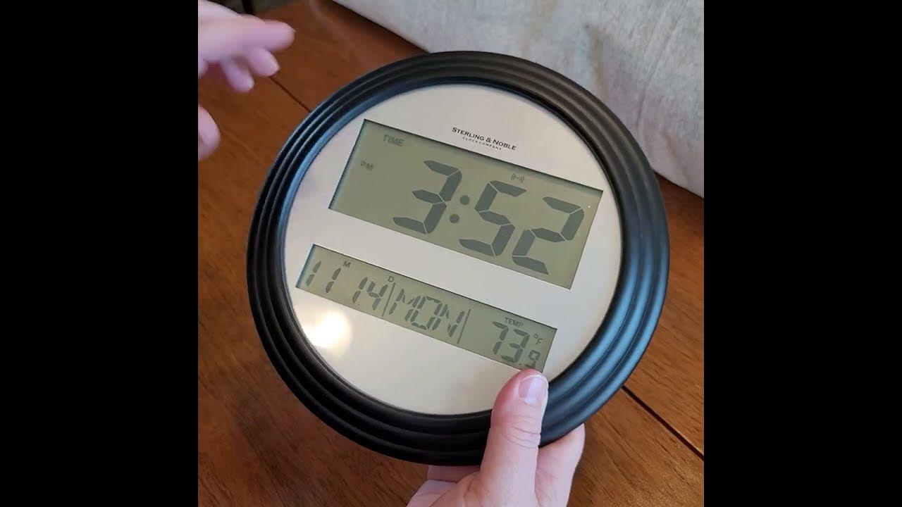 How To Turn Off The Alarm on a Sterling & Noble Clock Company Wall ...