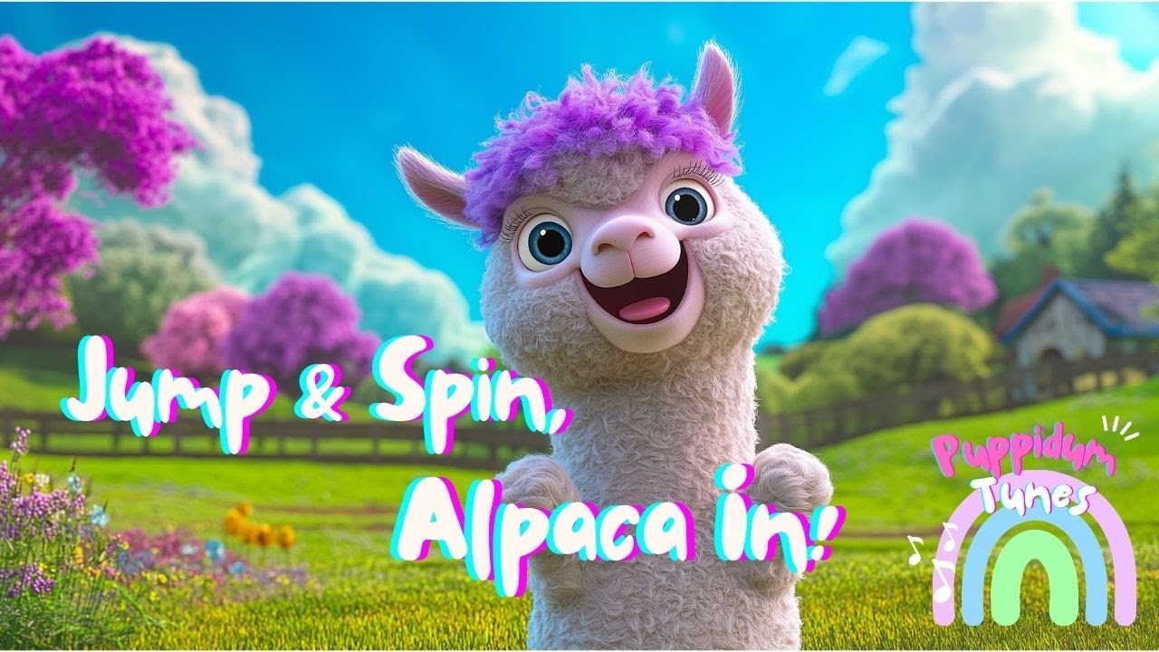 🎶 Jump & Spin, Alpaca In! | Fun Dance Song for Kids & Cute Animal Moves ...