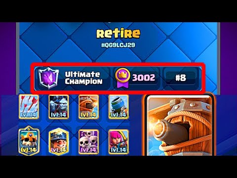 BEST MORTAR MINER Flying Machine DECK Clash Royale retire - YouTube