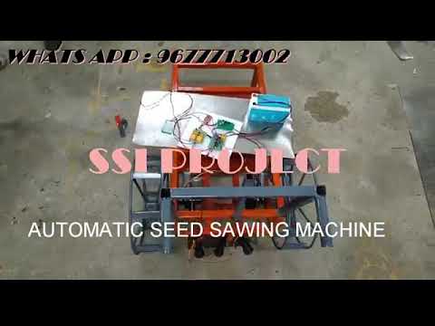 AUTOMATIC SEED SOWING MACHINE / MECHANICAL ENGINEERING PROJECTS - YouTube