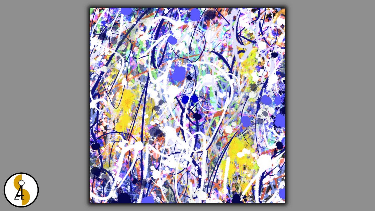 How To Paint Action Paintings / Jackson Pollock Style / Abstract ...