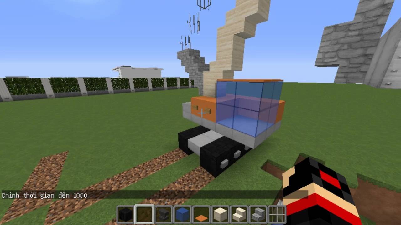 Minecraft-Hướng Dẫn Xây Xe Cần Cẩu #17 - YouTube