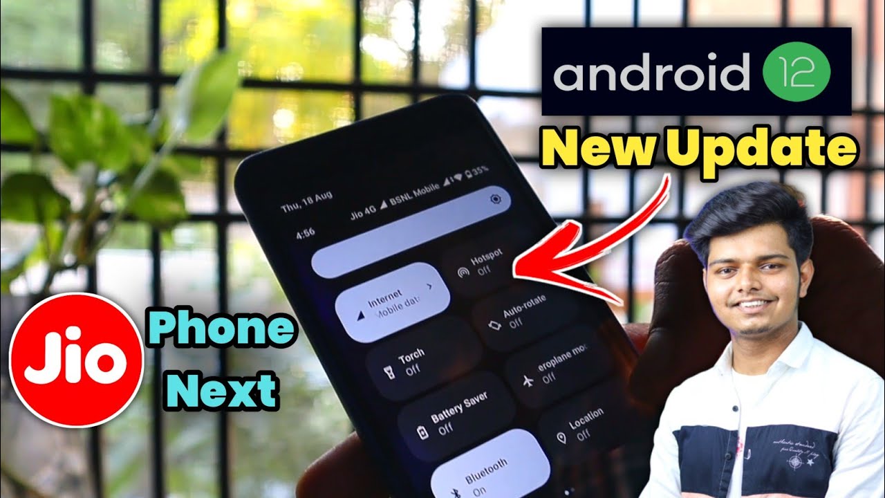 Jio Phone Next New Update 2022 - Android 12 - YouTube